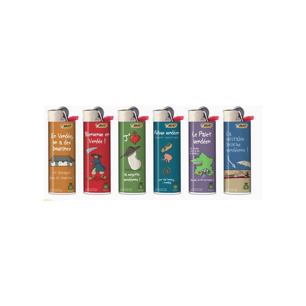 BIC J26 Maxi Briquets à Pierre - Vendée HIHIHI - Barquette de 50