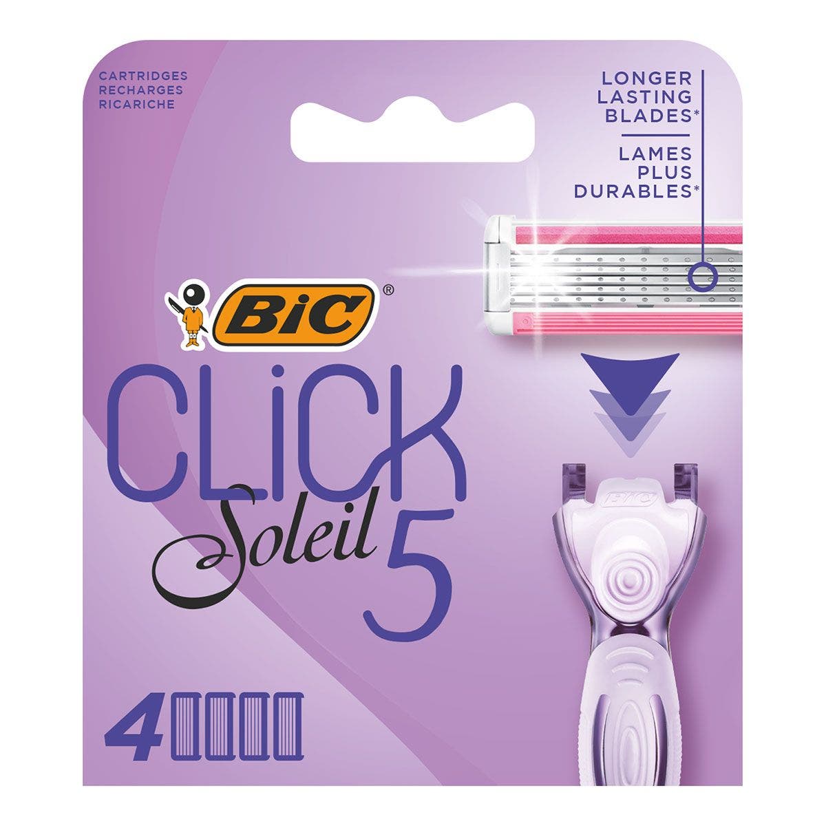BIC Click 5 Soleil Recharges Rasoir femme BIC