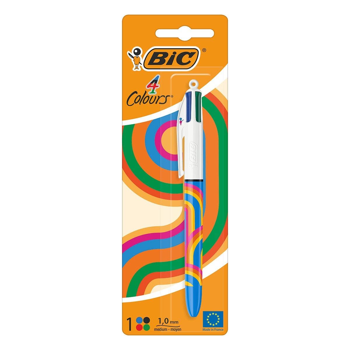 BIC 4 Couleurs Lines - Blister de 1 BIC