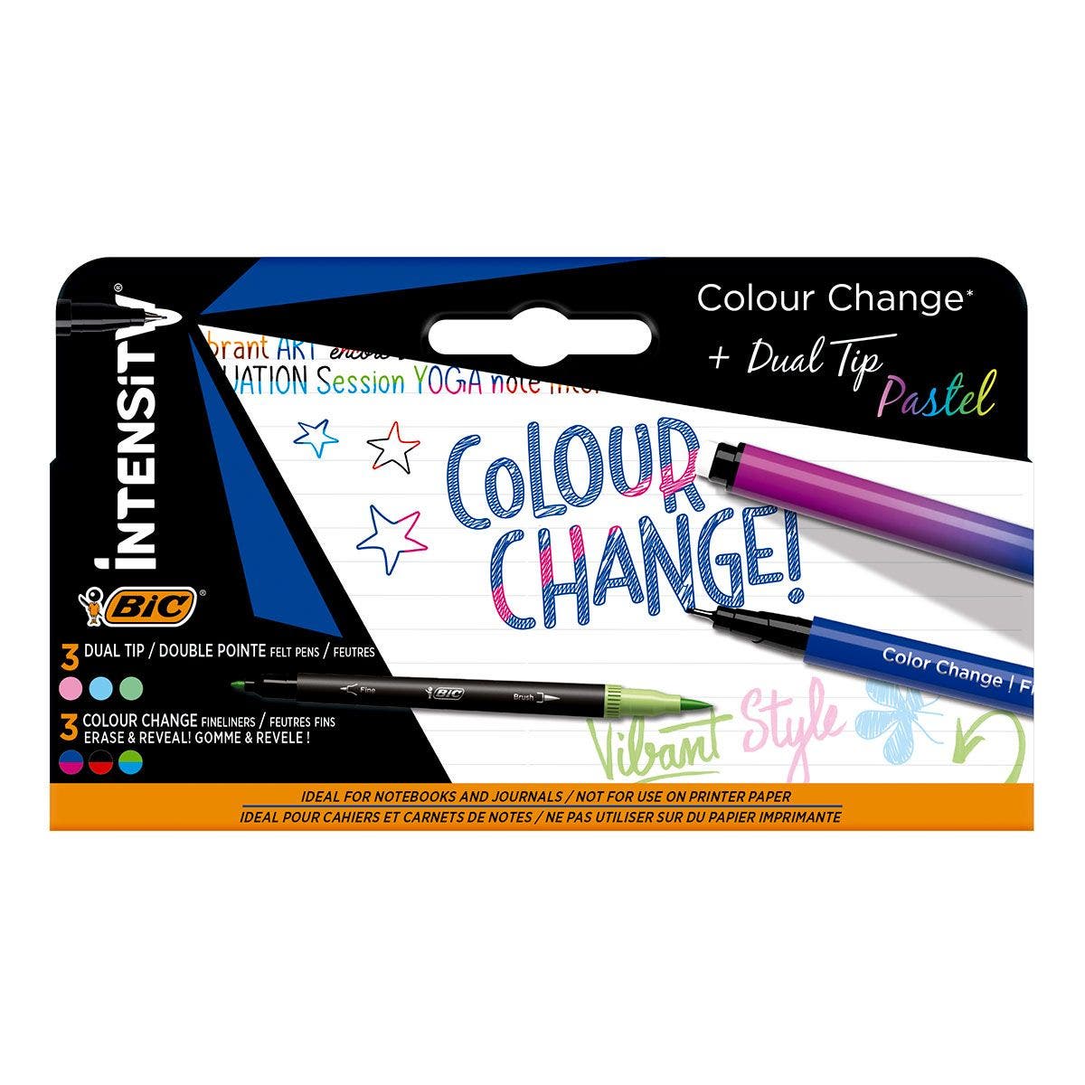 BIC Kit de Coloriage Double Usage avec Stylos Feutres à Changement de ...