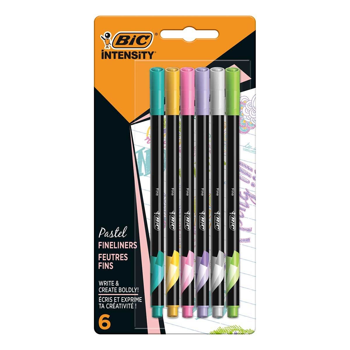 BIC Intensity Feutres d'Ecriture - Pack de 6 BIC