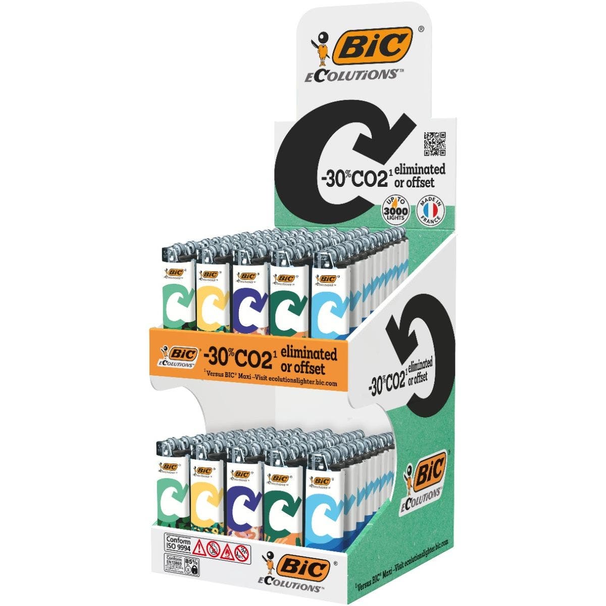 Display Accendini BIC J26 Maxi Ecolutions - BIC