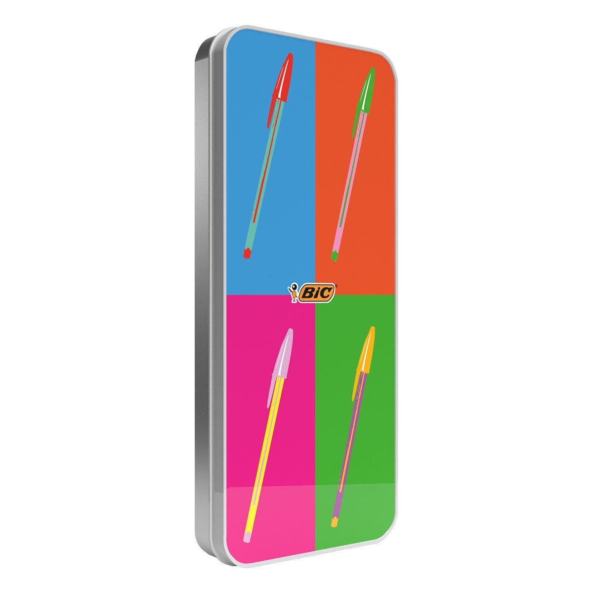 BIC Cristal stylos à bille colorés, Pop Art Edition Limité BIC
