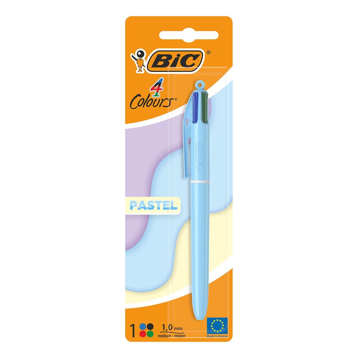 BIC 4 Couleurs Pastel - Pack de 1 BIC
