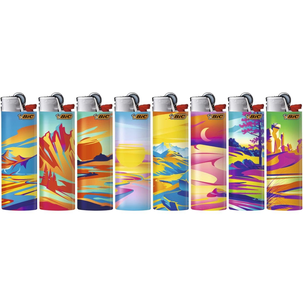 Accendino BIC J26 Maxi Decorato Landscapes - BIC