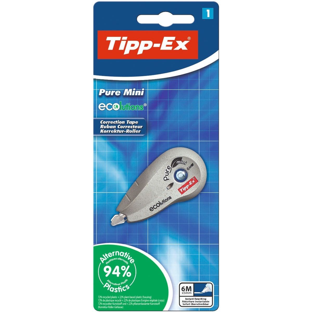Tipp-Ex Pure Mini ECOlutions Rubans Correcteurs BIC