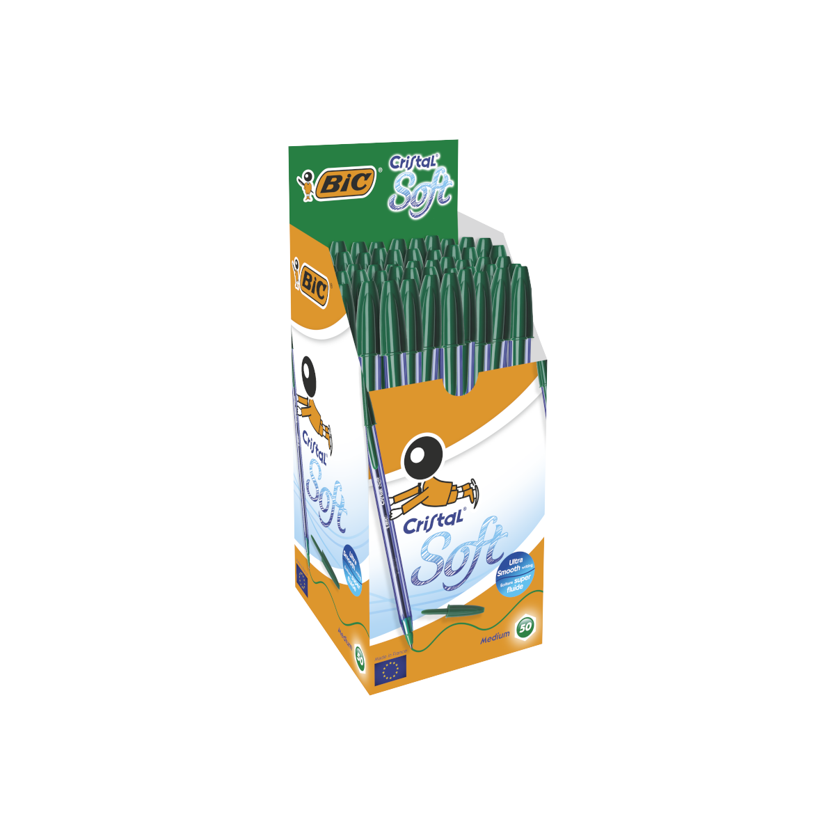 CRISTAL SOFT B50 BCL GREEN EU - BIC