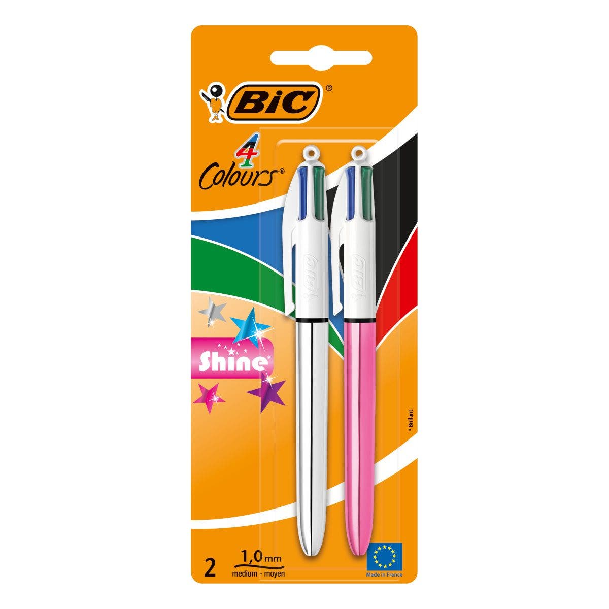 BIC 4 Couleurs Shine BIC