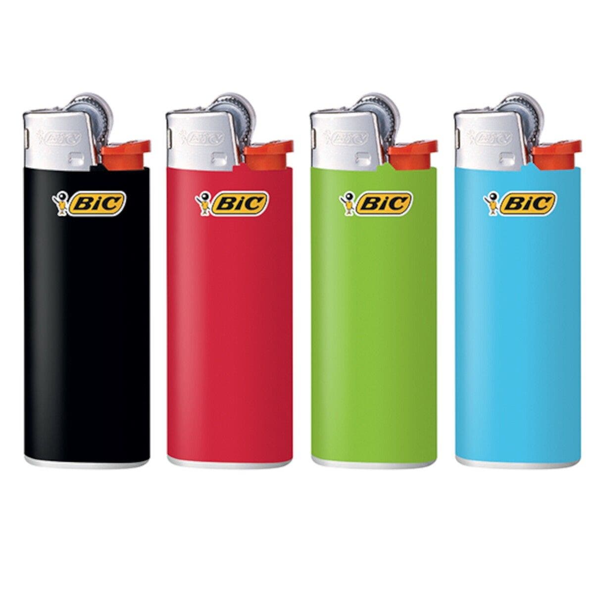 BIC J25 Mini Briquets à Pierre - Couleurs assorties- Barquette de 50 - BIC