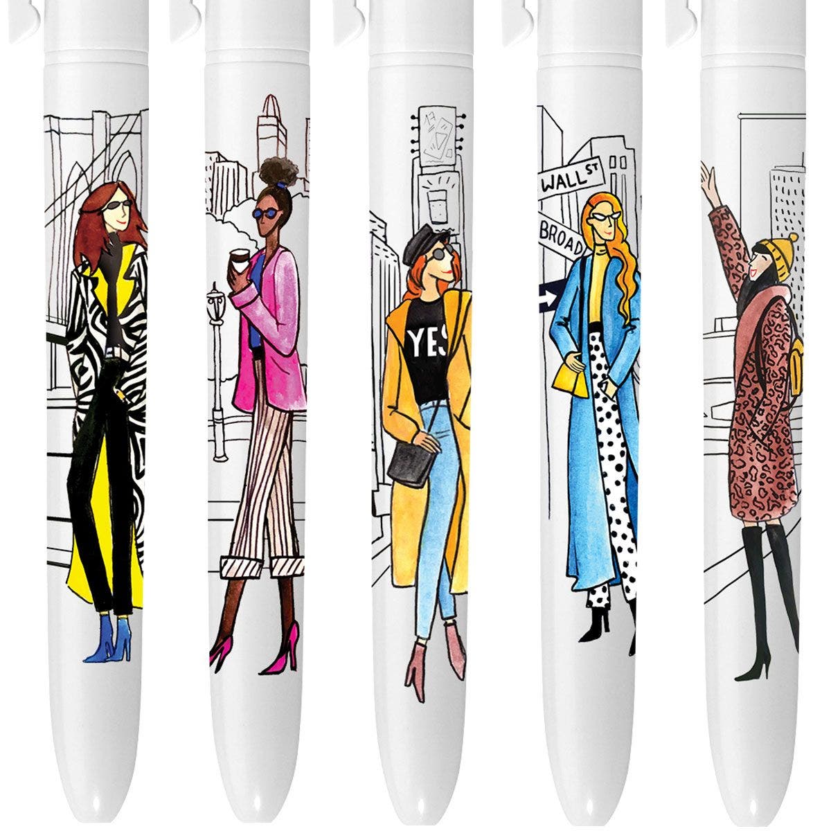 Collection BIC 4 Couleurs - Girls in the City - Stylo bille BIC
