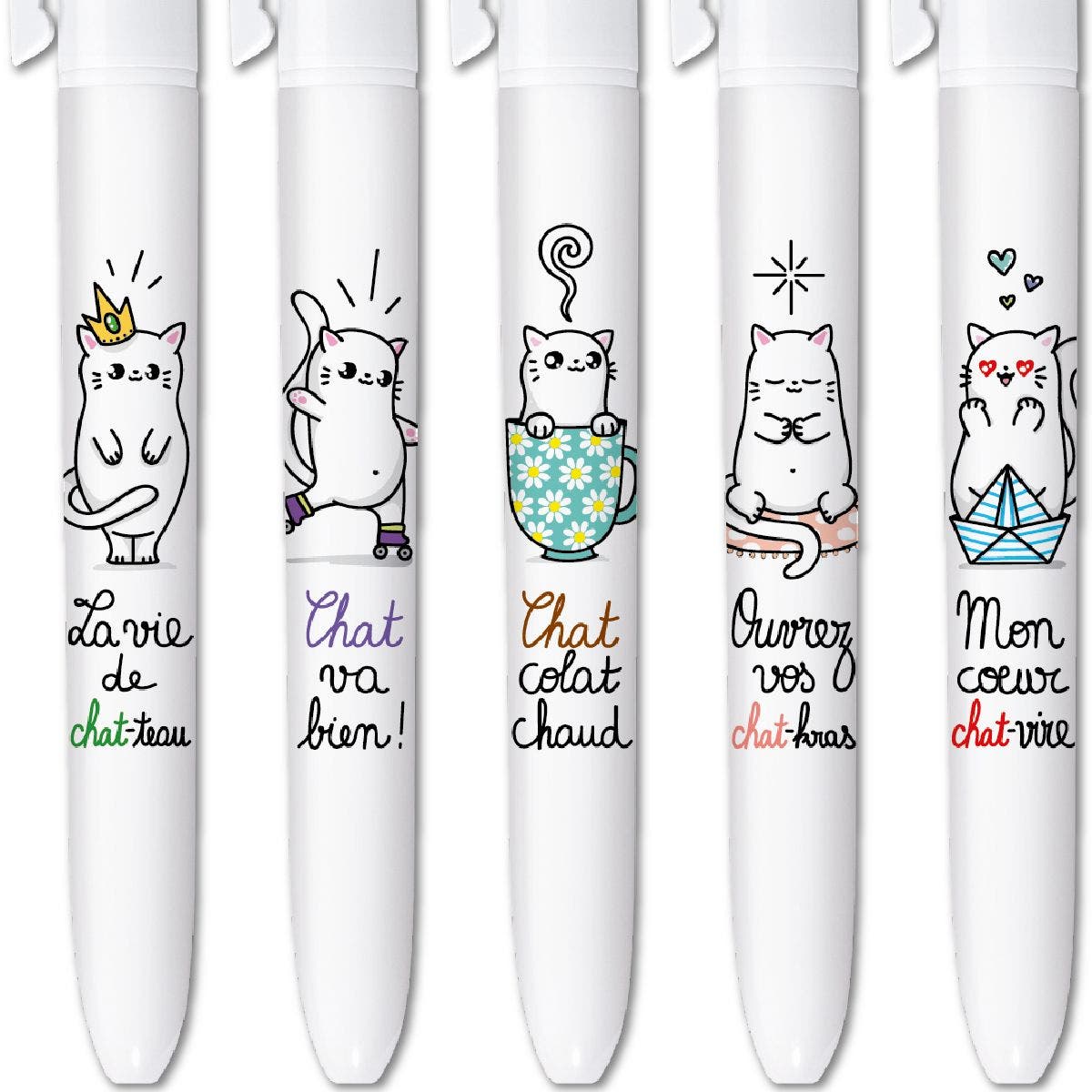 Collection BIC 4 Couleurs - Chats Mignons - Stylo bille BIC