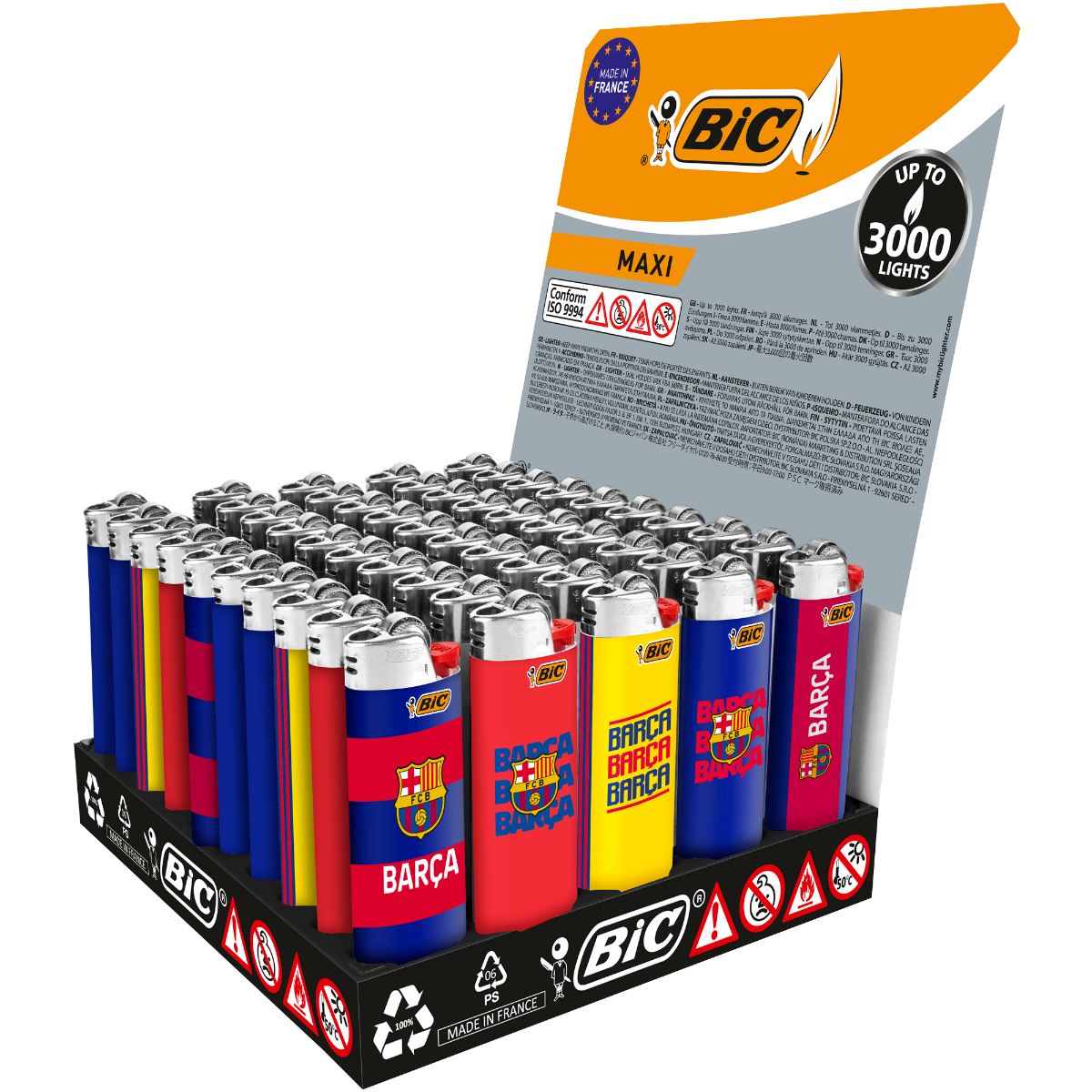 Encendedor BIC J26 Maxi Decorado FC Barcelona - BIC