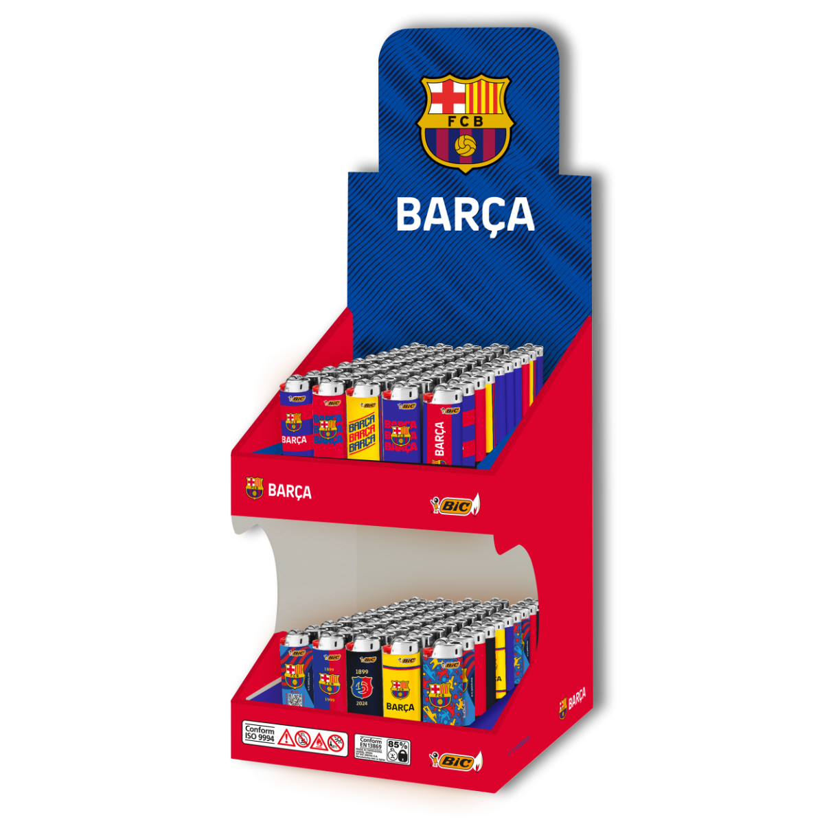 Expositor BIC J25 Mini Decorado FC Barcelona - BIC