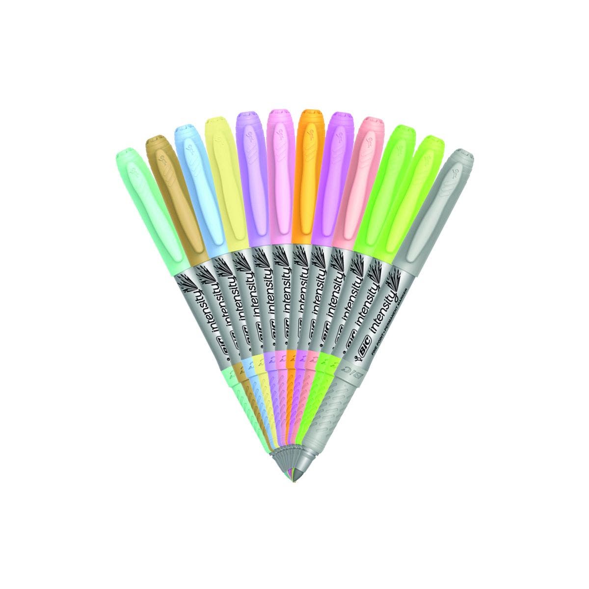 BIC Intensity Permanent Marker, Fine Point, Pastel Colors, Single ...