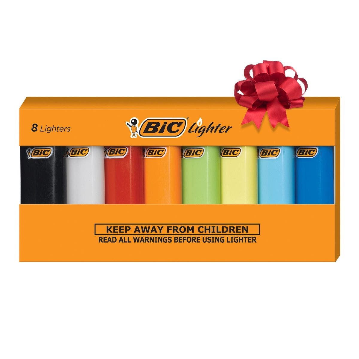 BIC Mini Lighters, Assorted, 8 Pack