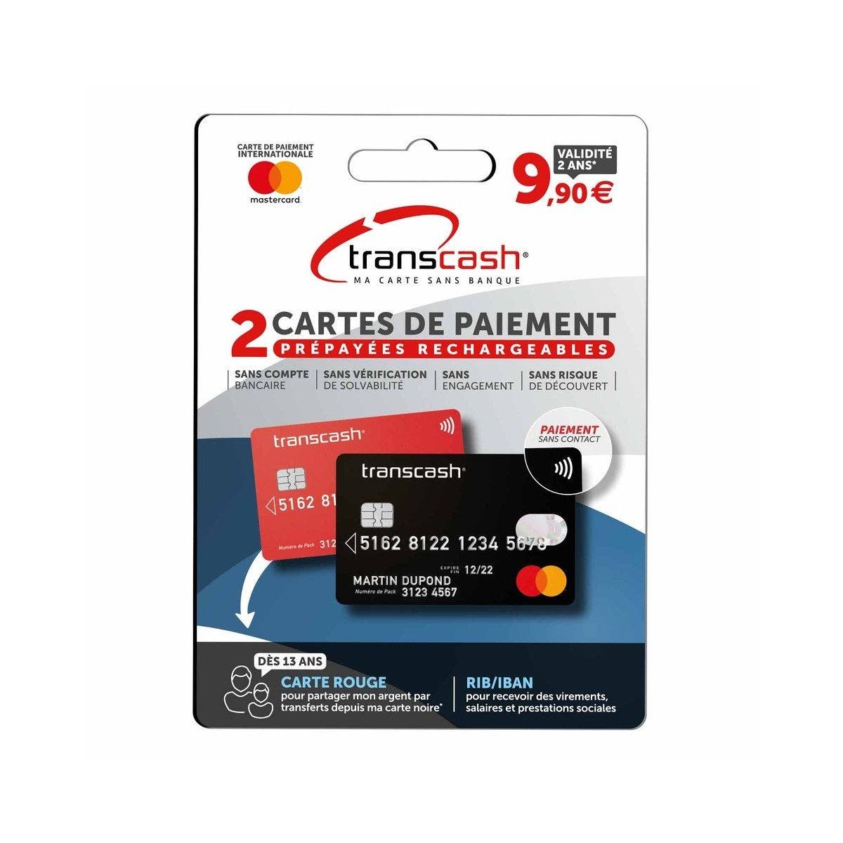 PACK TRANSCASH MASTERCARD - BIC