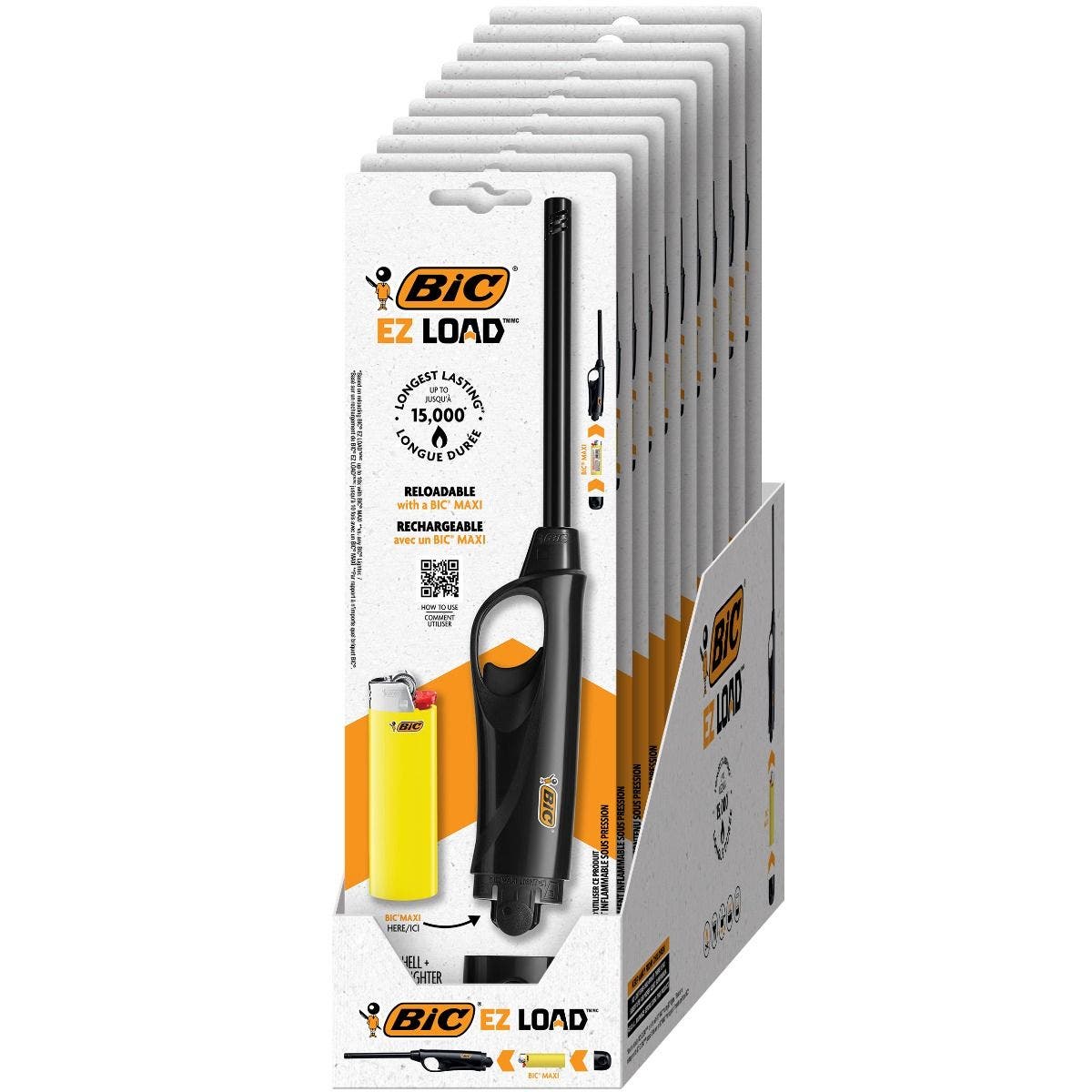 BIC EZ LOAD Lighter Starter Kit, 10-Pack - BIC