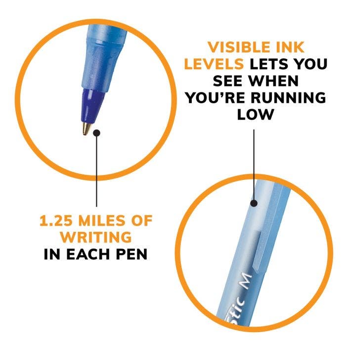 bic pen length