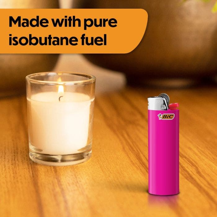 bic lighter flame size